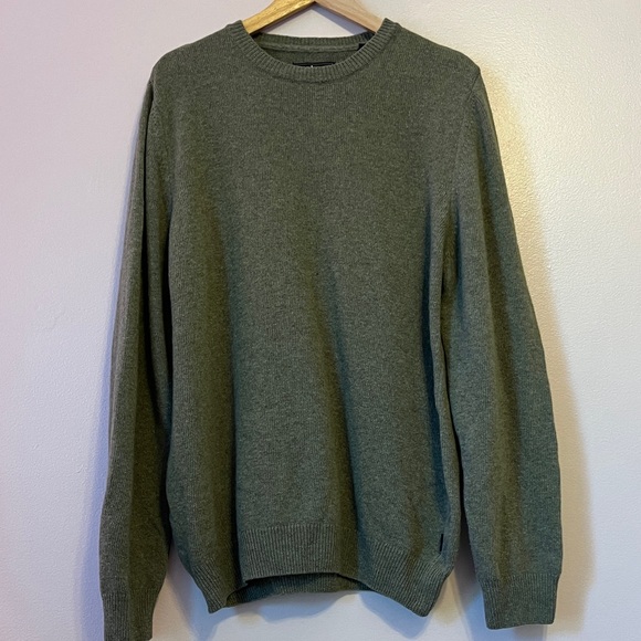 Barbour | Sweaters | Barbour Essential Knit Lambswool Elbow Patch ...